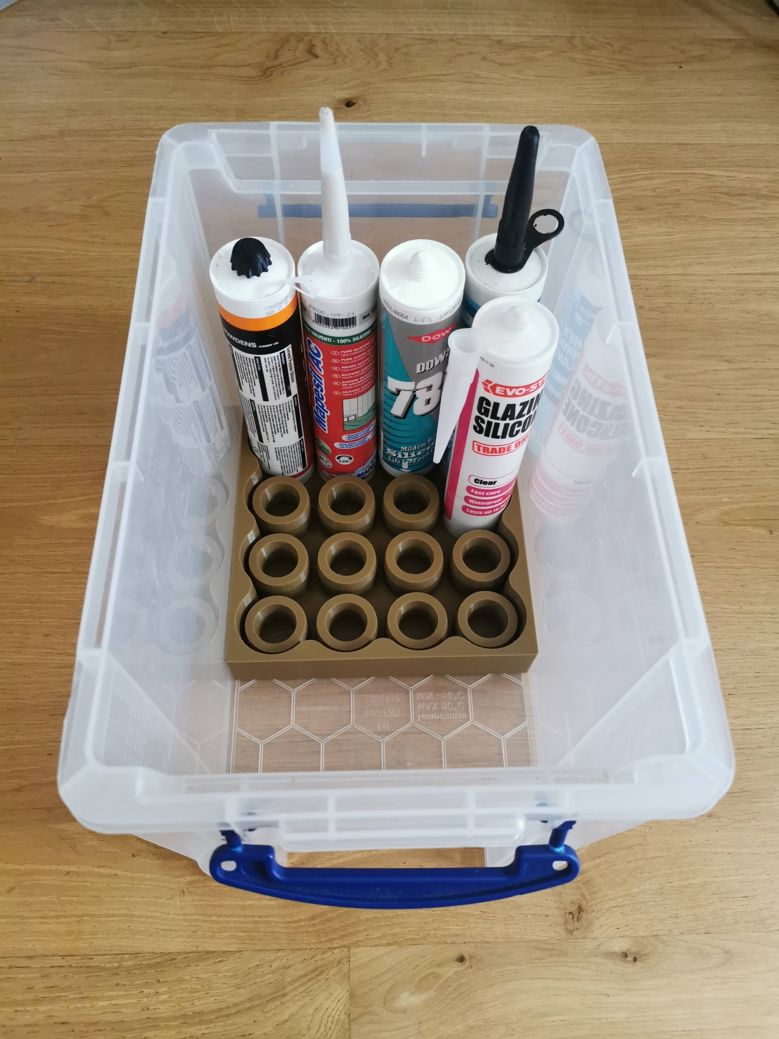 Sealant tube storage rack by vas__design | Download free STL model ...