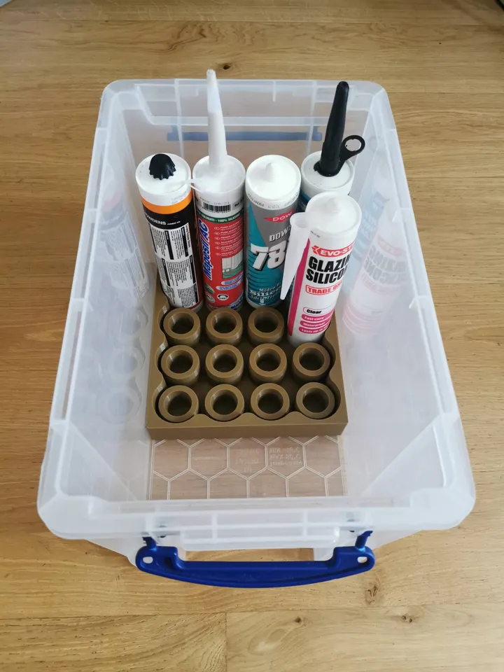 Sealant tube storage rack by vas__design | Download free STL model ...