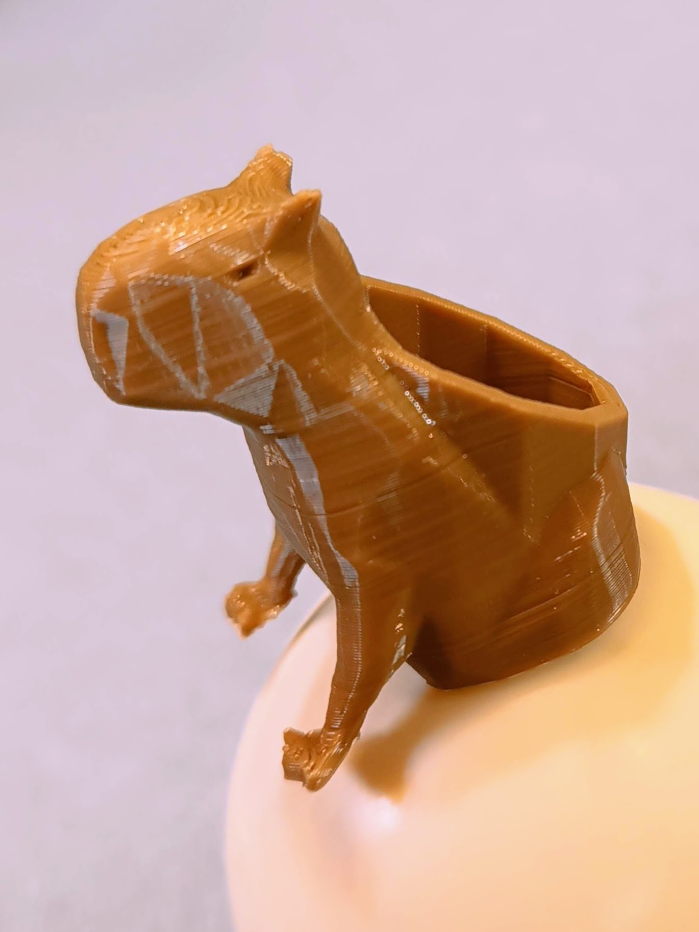 Capybara (carpincho) Scout woggle by Baloo 3D | Download free STL model ...