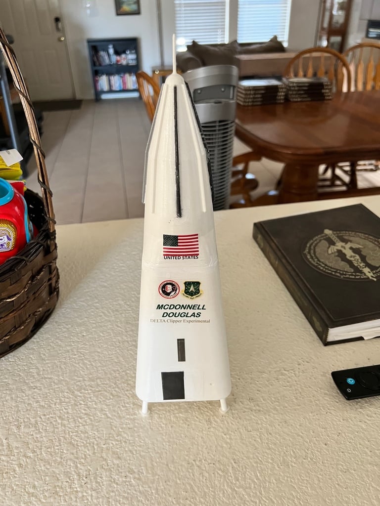 Delta Clipper DC-X SSTO Prototype by Dale | Download free STL model ...