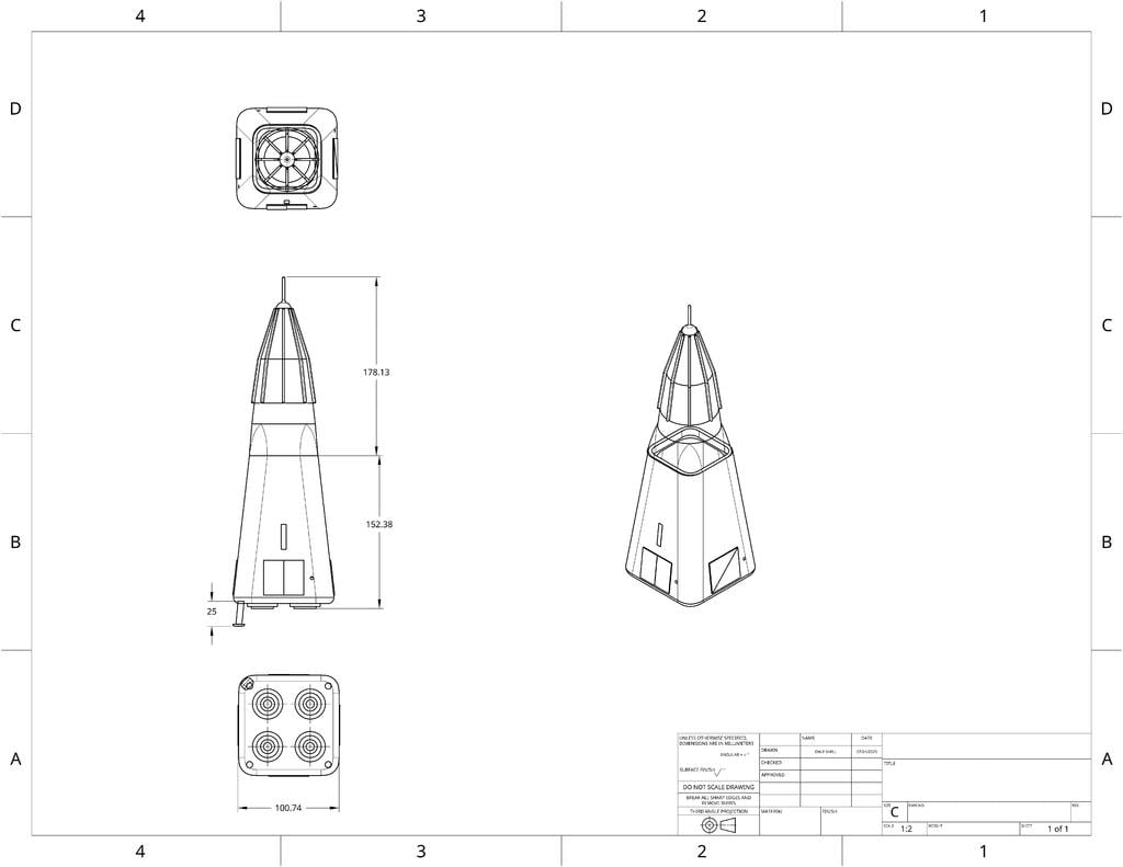 Delta Clipper DC-X SSTO Prototype by Dale | Download free STL model ...