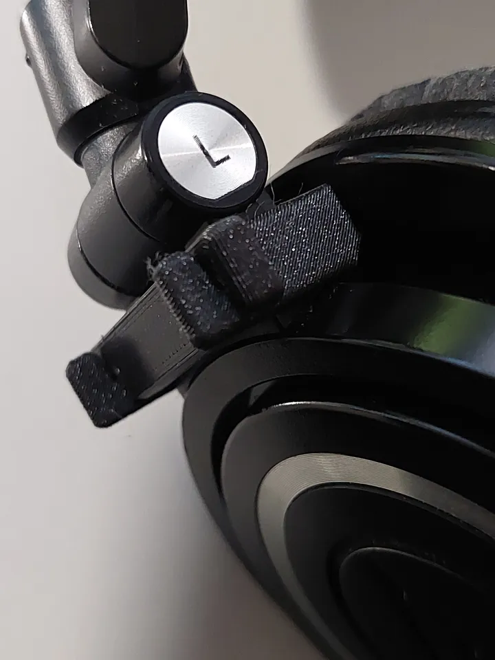 ATH-M50X Hinge fix (pure PLA, no tools) smoothed by guserav | Download ...