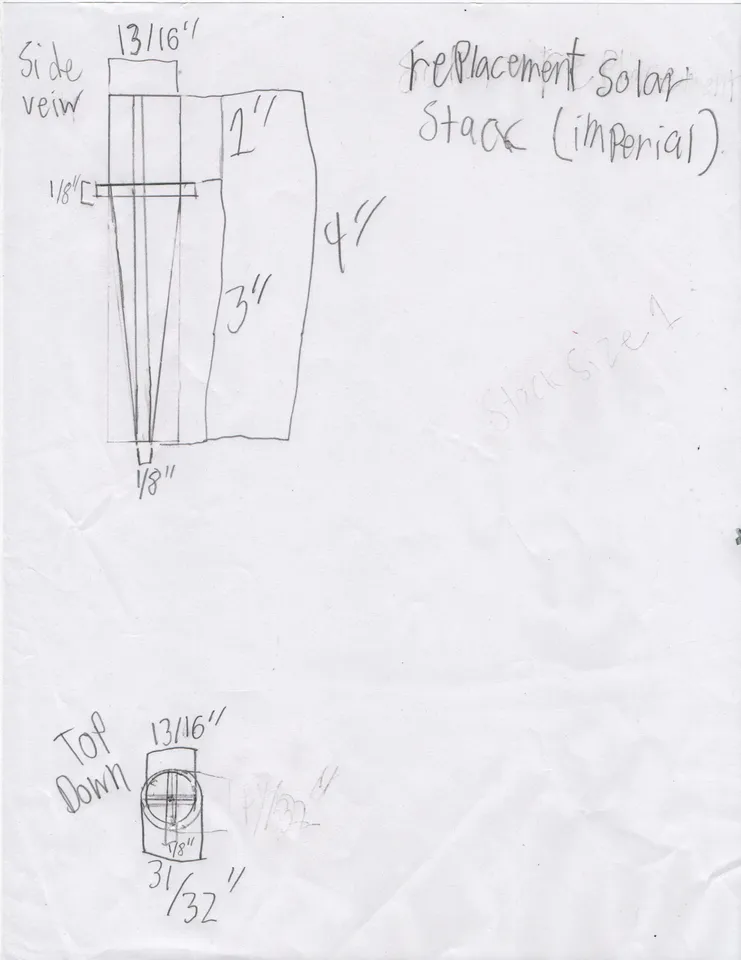Replacement solar stake for solar light by Human76 | Download free STL ...