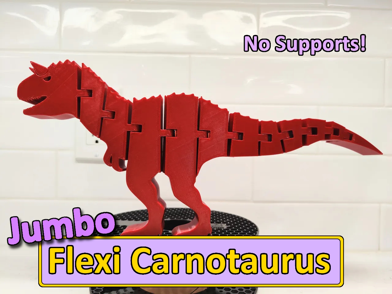 Jumbo Flexi Carnotaurus by alobal | Download free STL model ...
