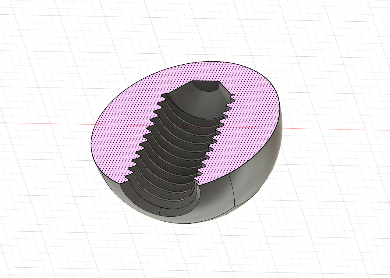 Ball end of vise handle by Yurshevich | Download free STL model ...