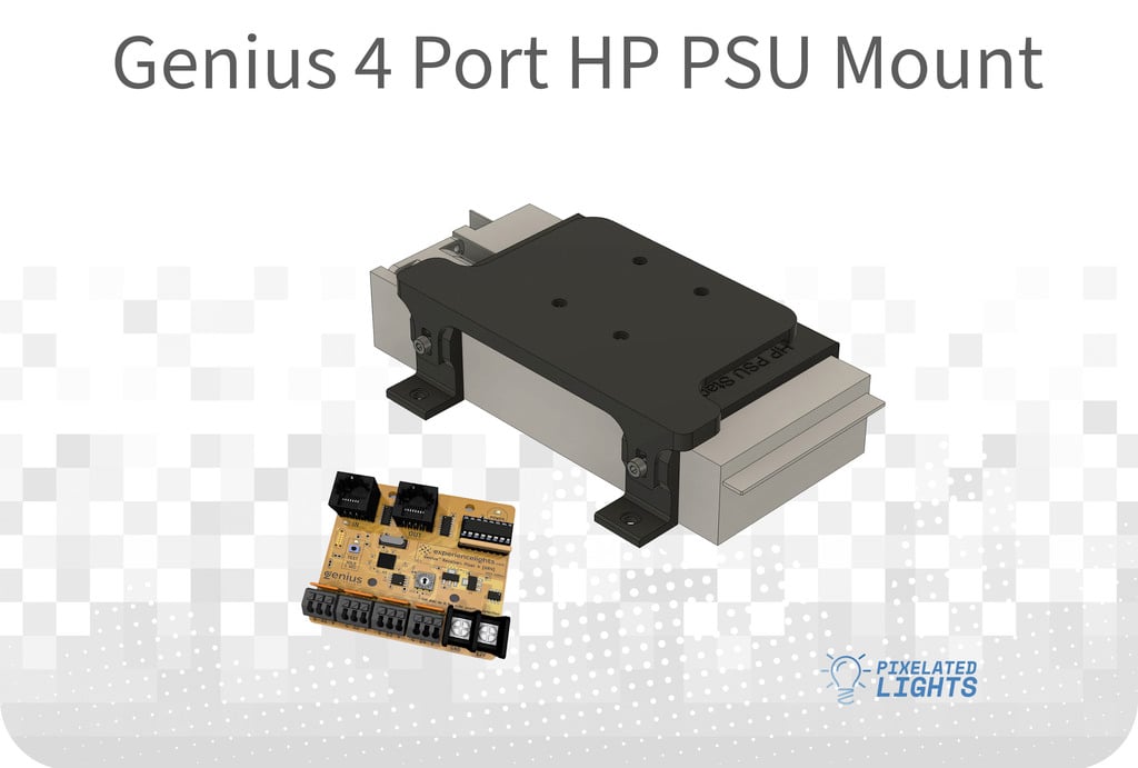 Genius - 4 Port Long Range Receiver - HP PSU Mount by Derik Whittaker | Download free STL model ...