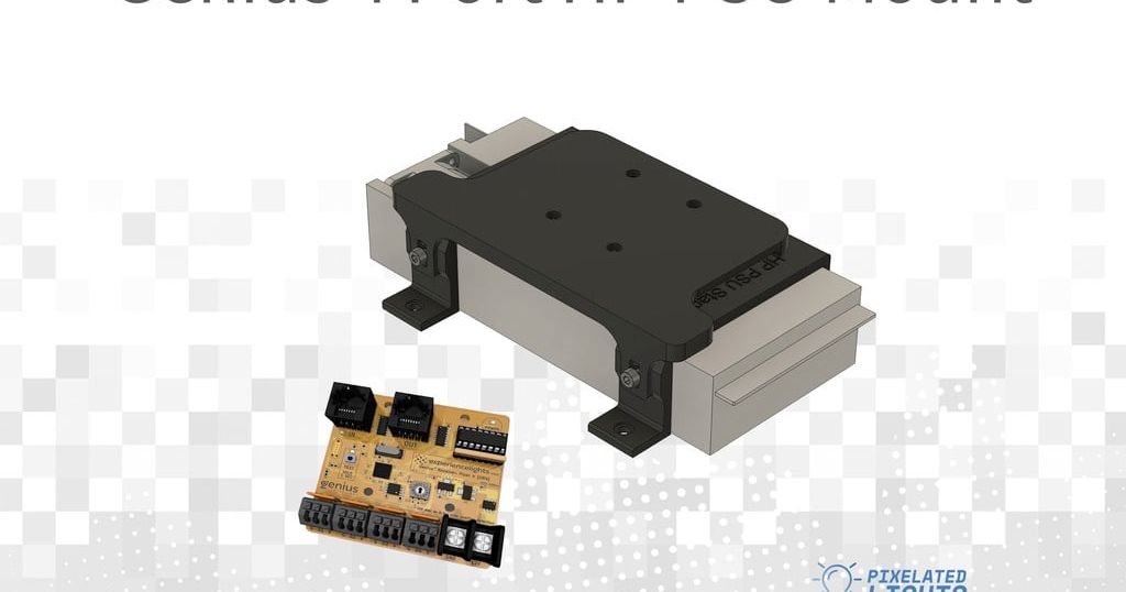 Genius - 4 Port Long Range Receiver - HP PSU Mount by Derik Whittaker | Download free STL model ...