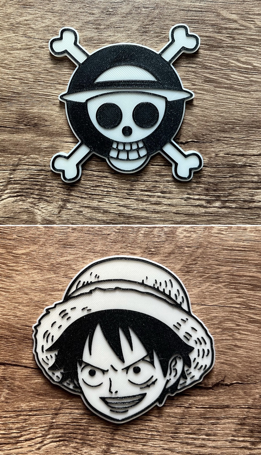 One Piece Luffy Magnet (8x3mm magnets) by omiedude | Download free STL ...
