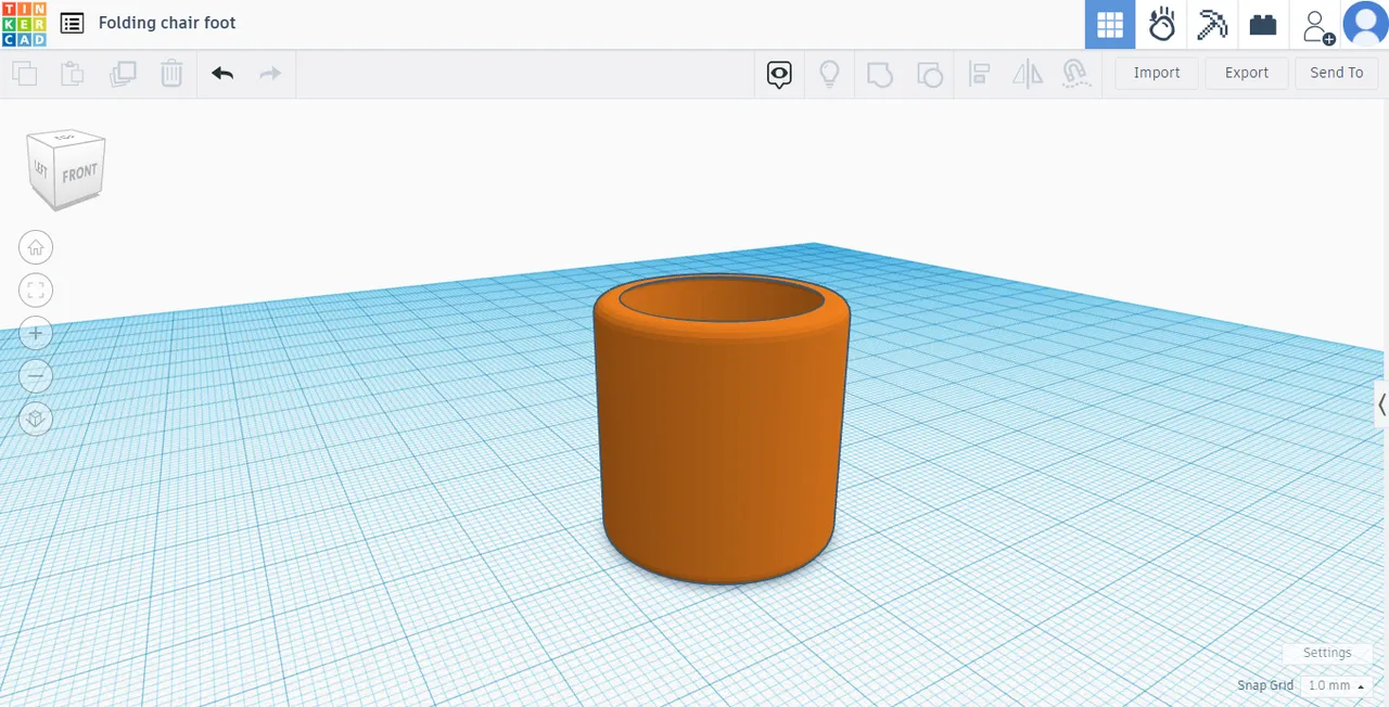 Folding chair foot by Charlie Barber | Download free STL model ...