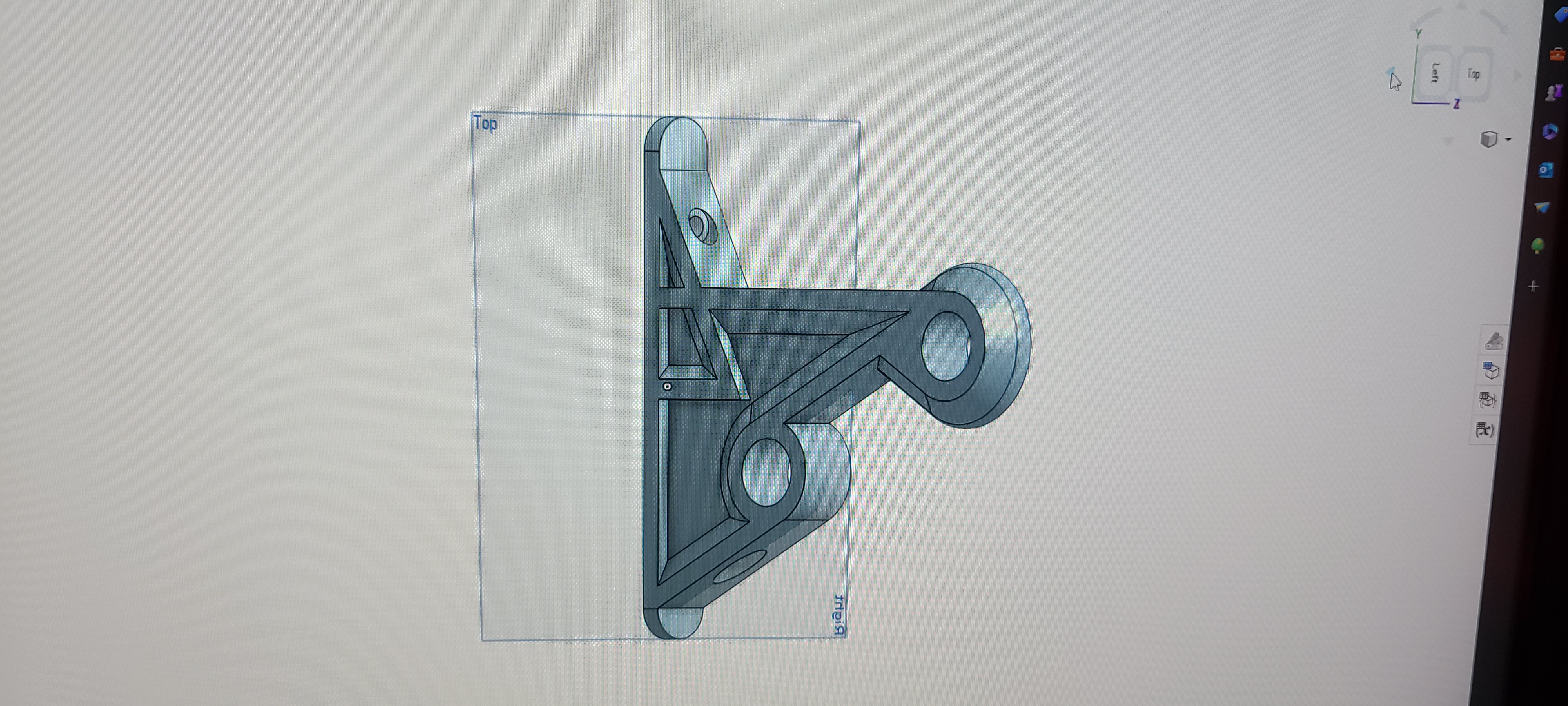 0.9 inch Double Curtain Rod Bracket by JCisMe | Download free STL model ...