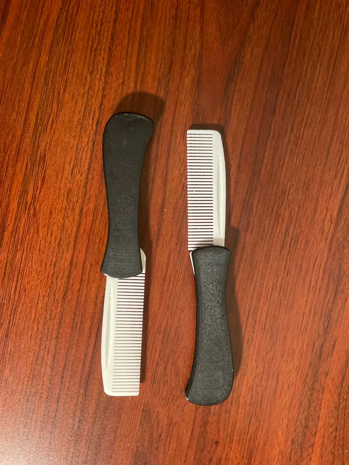 Folding Switchblade Comb by Lando | Download free STL model ...