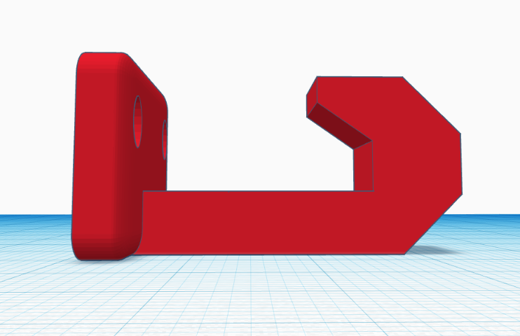 Basic hook for under cabinets/ceilings by Cora Labs | Download free STL ...