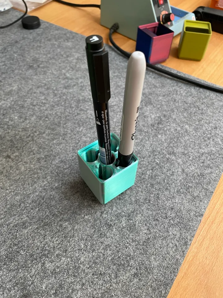 Gridfinity Sharpie Storage Block (Tip Down With Clips Version, Better ...