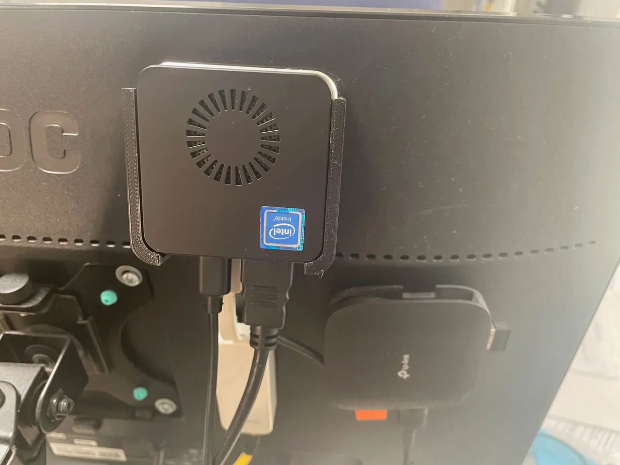 Holder for miniPC maibenben PCJ4/M1T/GMK Nucbox S by Flintyk | Download ...