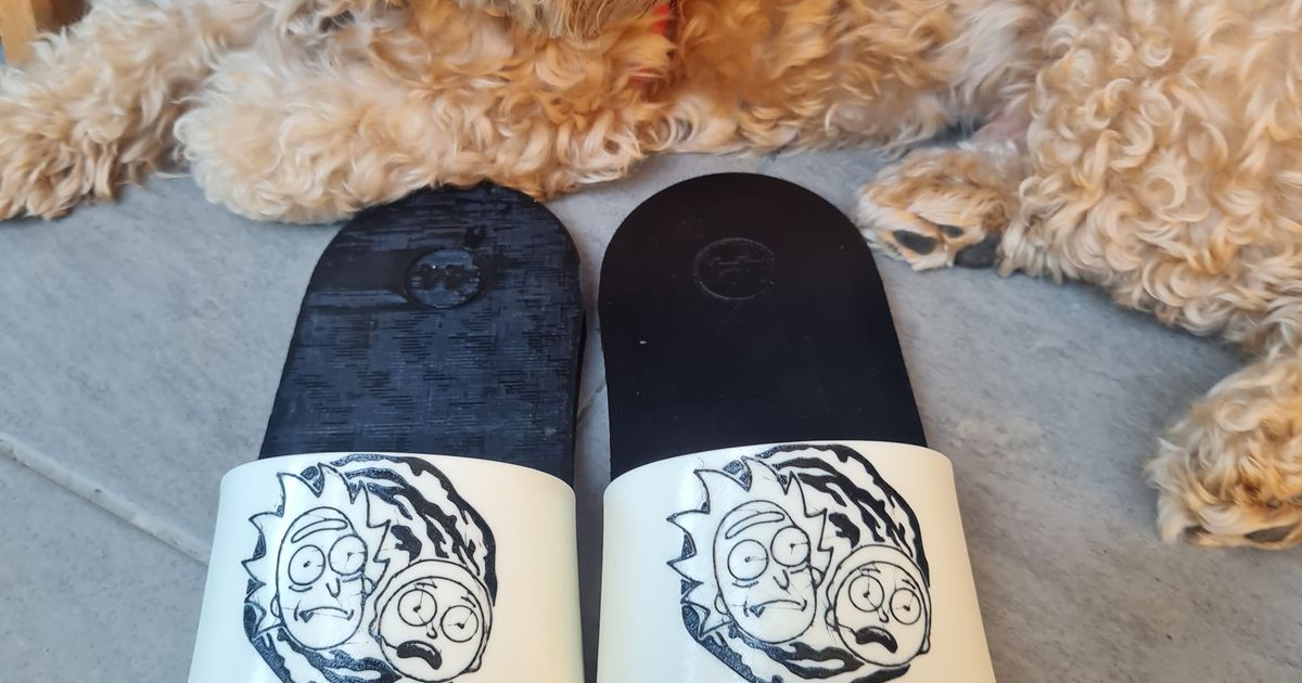 Sloffies Strap Rickandmorty Logo by Erinc Celik | Download free STL ...