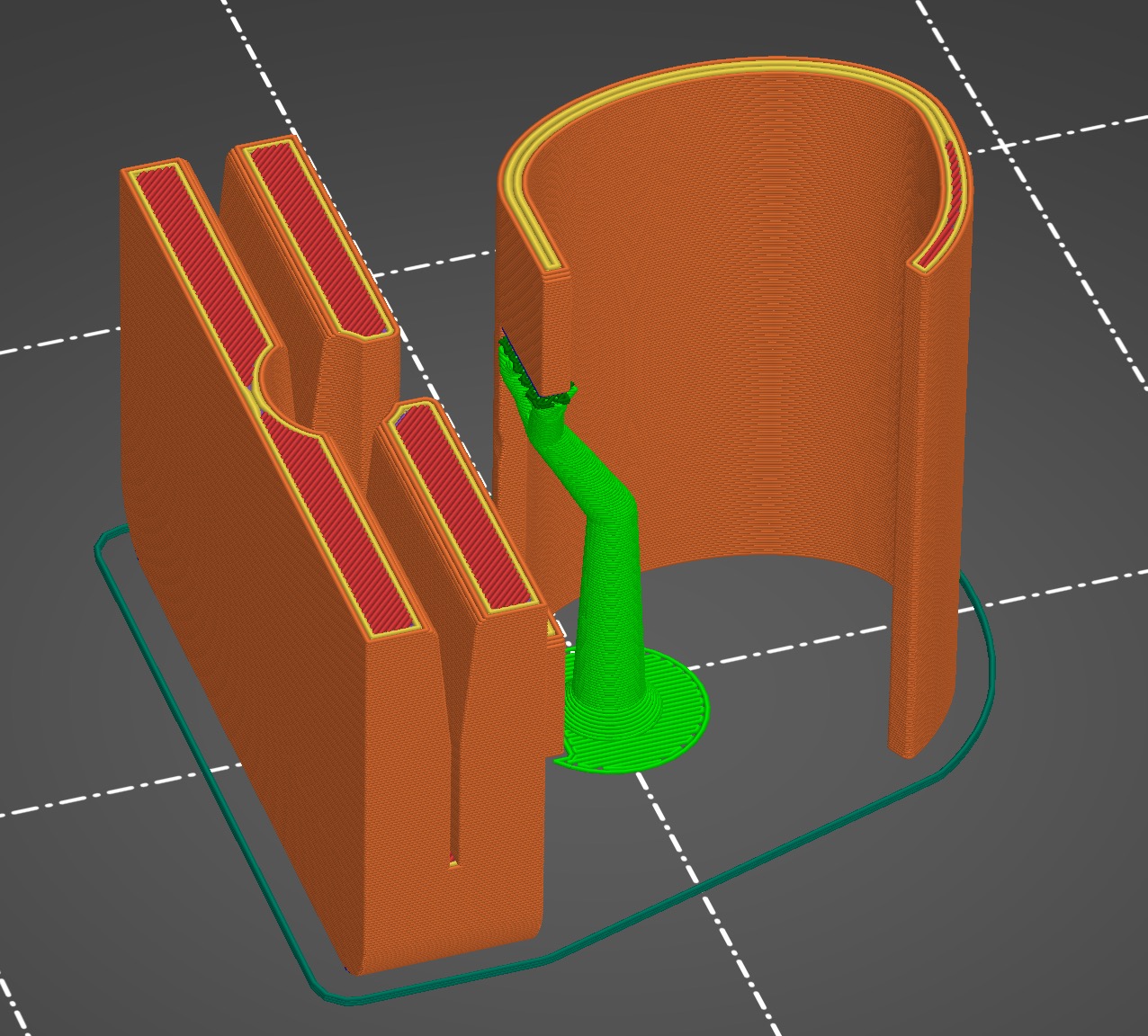 Urine bag fixation with holder by Sonnenschauer | Download free STL ...