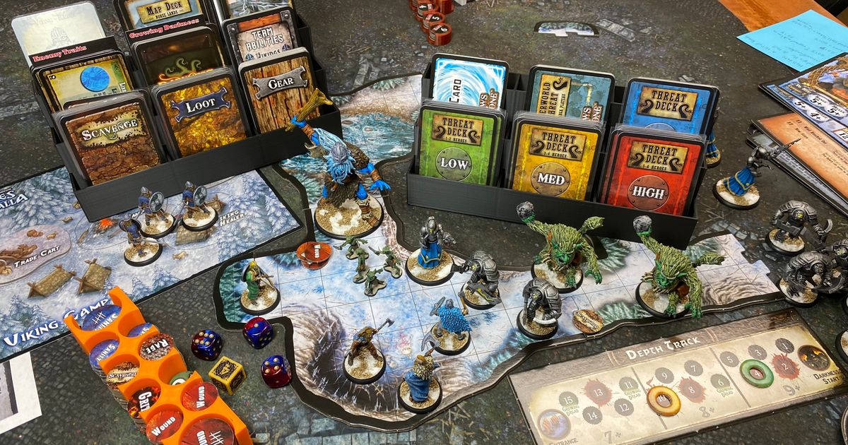 Tiered Card Holder - US Standard Size by bumyong | Download free STL ...