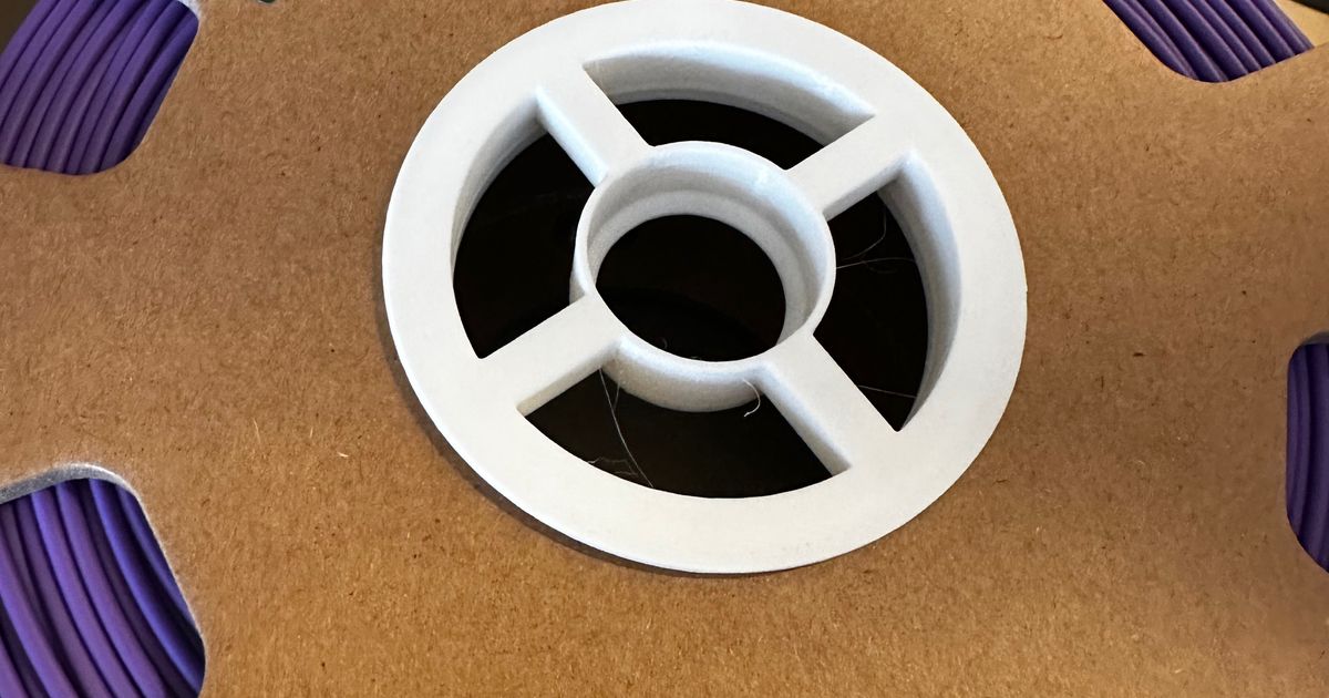 Customizable Filament Box-Spool Hub (55mm included) by Chris | Download ...