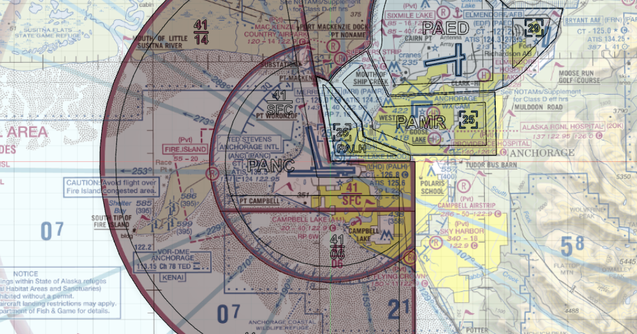 PANC Terminal Area 3D Map (Sectional Scale) by Nicholas Tupper ...