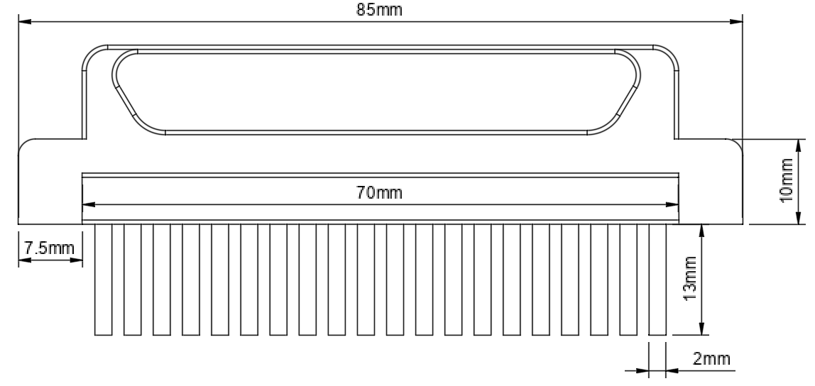 20-well Gel Electrophoresis Comb by nvonniessen | Download free STL ...