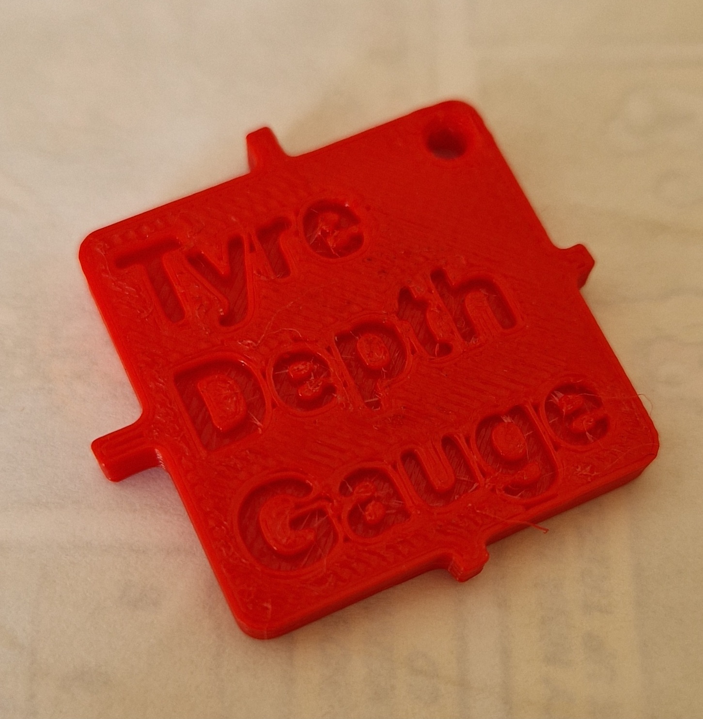 Tyre depth gauge by Ledeev001 | Download free STL model | Printables.com