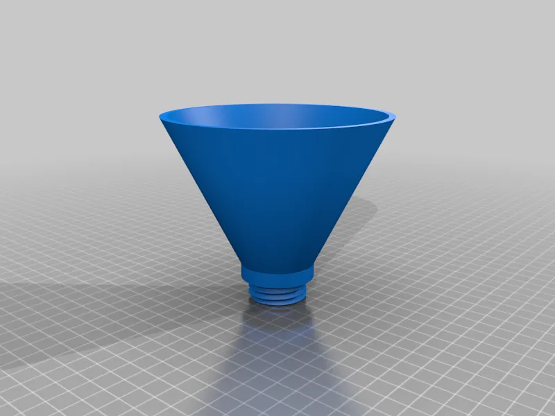 Threaded Oil Funnel by SamP | Download free STL model | Printables.com