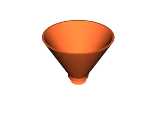 Threaded Oil Funnel by SamP | Download free STL model | Printables.com