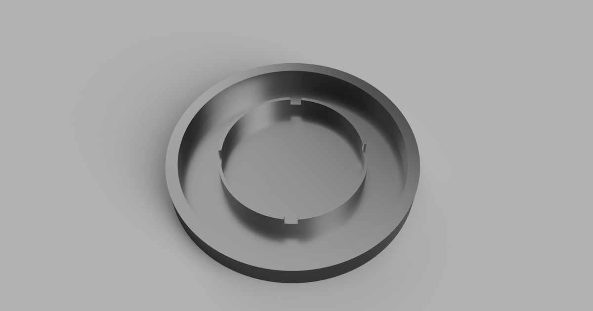 90mm Pot Drip Tray Pan by Gottlich | Download free STL model ...