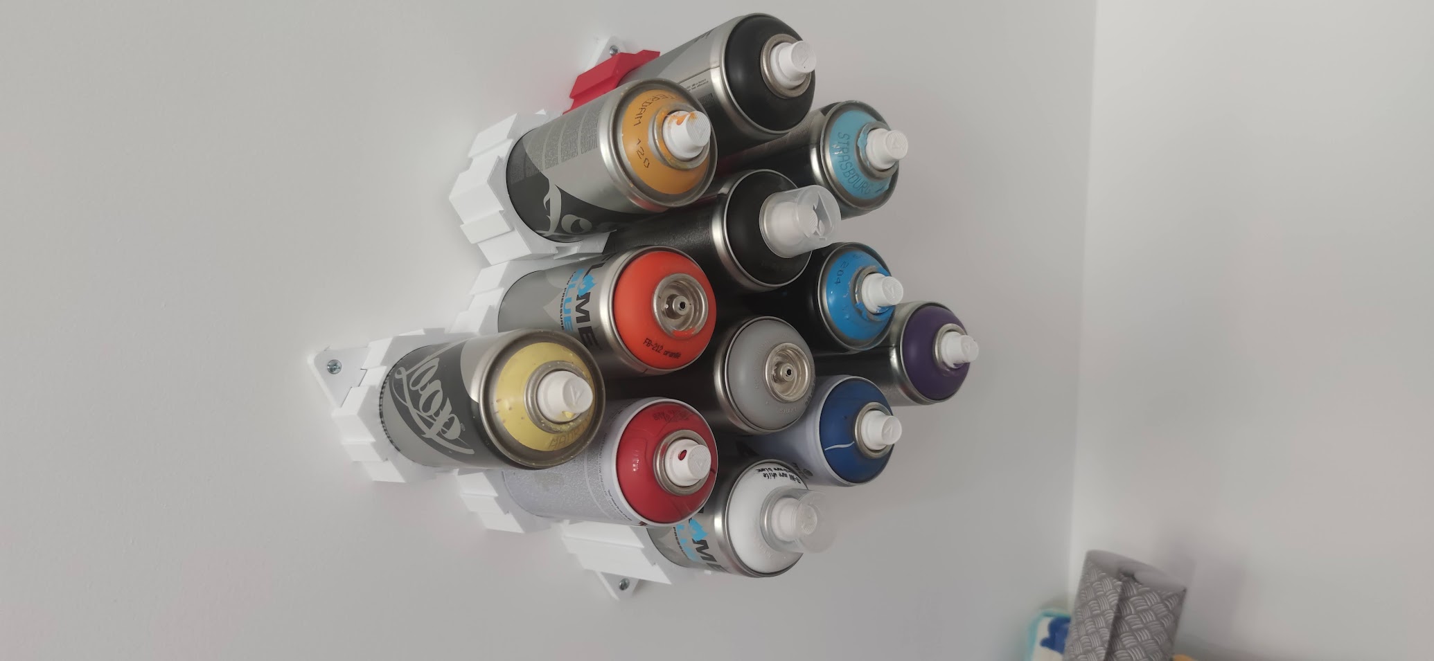 modular storage for paint cans by lagrottedubarbu | Download free STL ...
