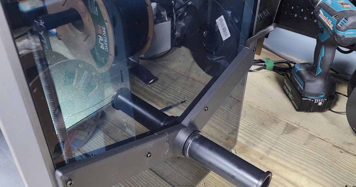 Reinforced Creality K1 Side Spool Holder with Filament Guide - 2 Piece ...