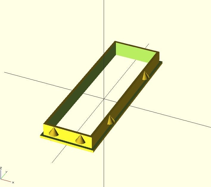 Customizable LCD frame generator by Dave Borghuis | Download free STL ...