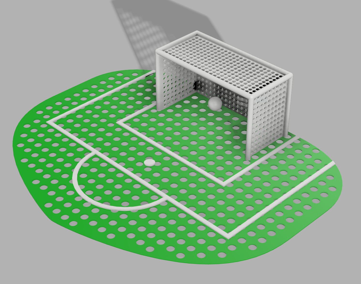 Football for Urinal by KubiV | Download free STL model | Printables.com