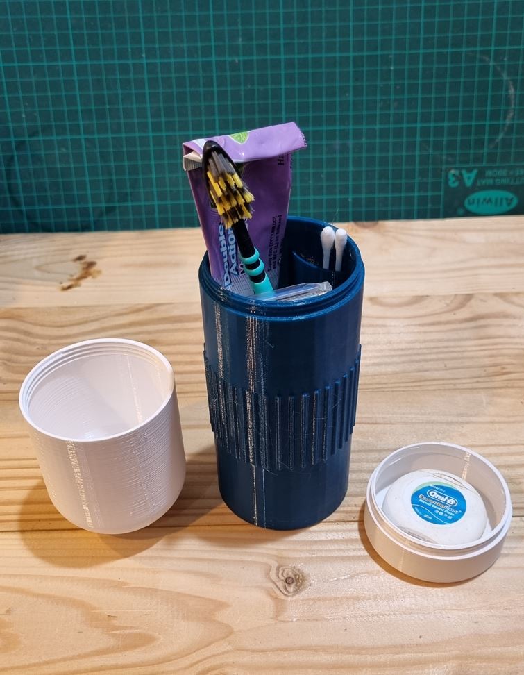 Travel Container [with multiple compartments] by SimplyHong | Download ...