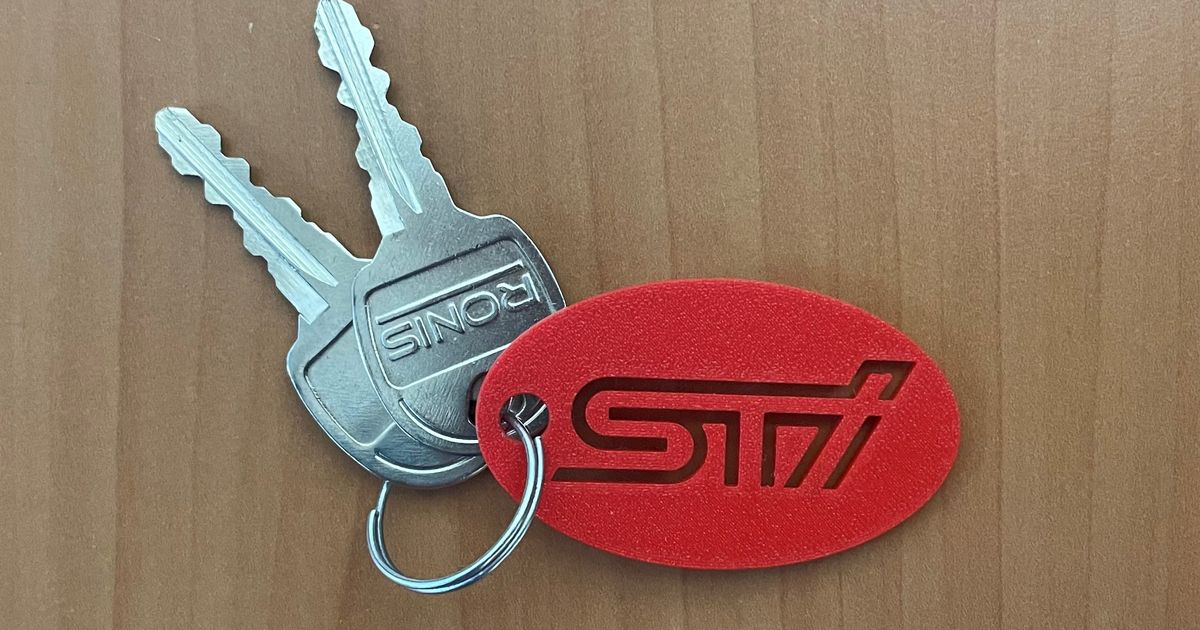 STI keychain by ArgiCZ | Download free STL model | Printables.com