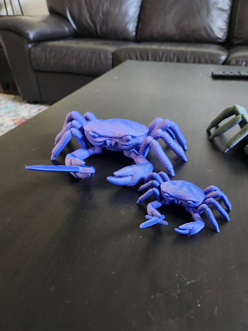 Crab with a knife no base by spdwalrus | Download free STL model ...