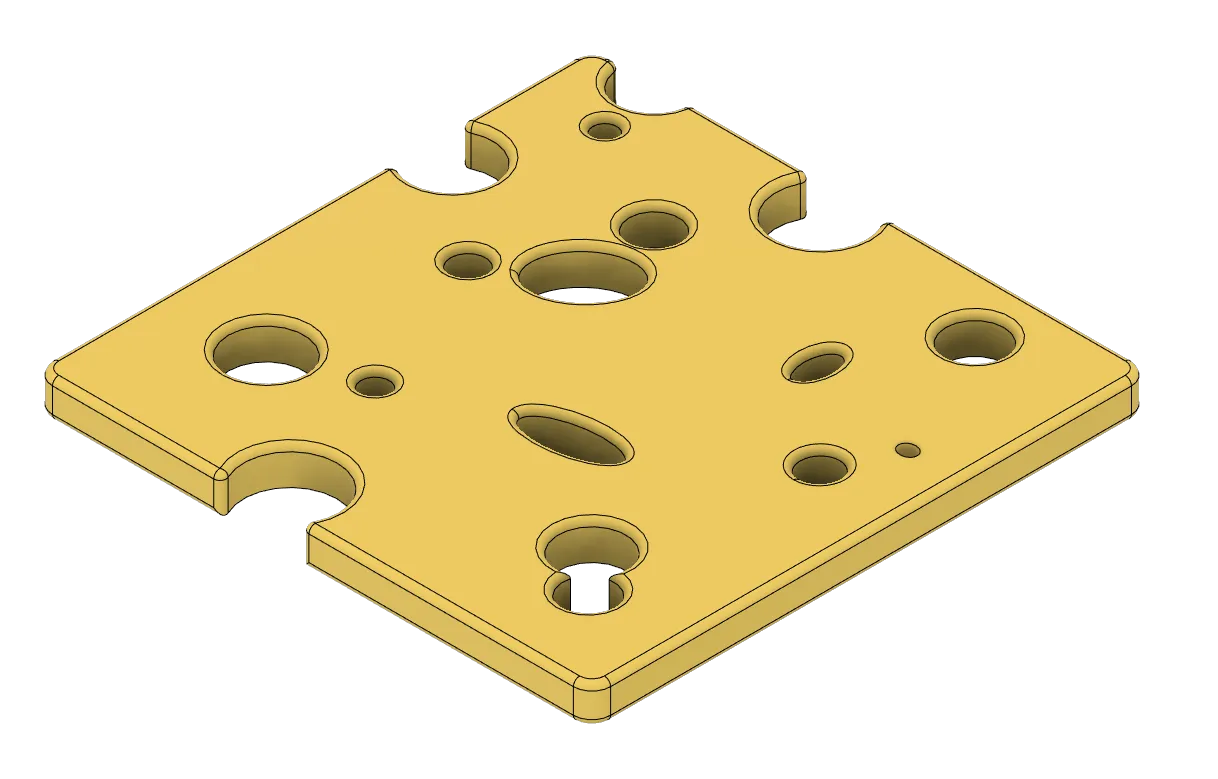 Cheese Coaster by Tyler Nielsen | Download free STL model | Printables.com