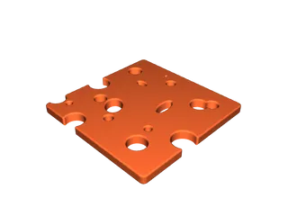 Cheese Coaster by Tyler Nielsen | Download free STL model | Printables.com