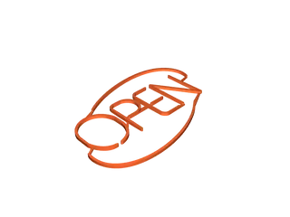 Neon-Style Open Sign by Tyler Nielsen | Download free STL model ...