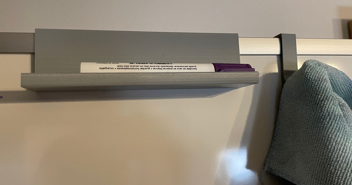 LegaMaster Whiteboard Pen Clip-On Shelf by whitespring | Download free ...