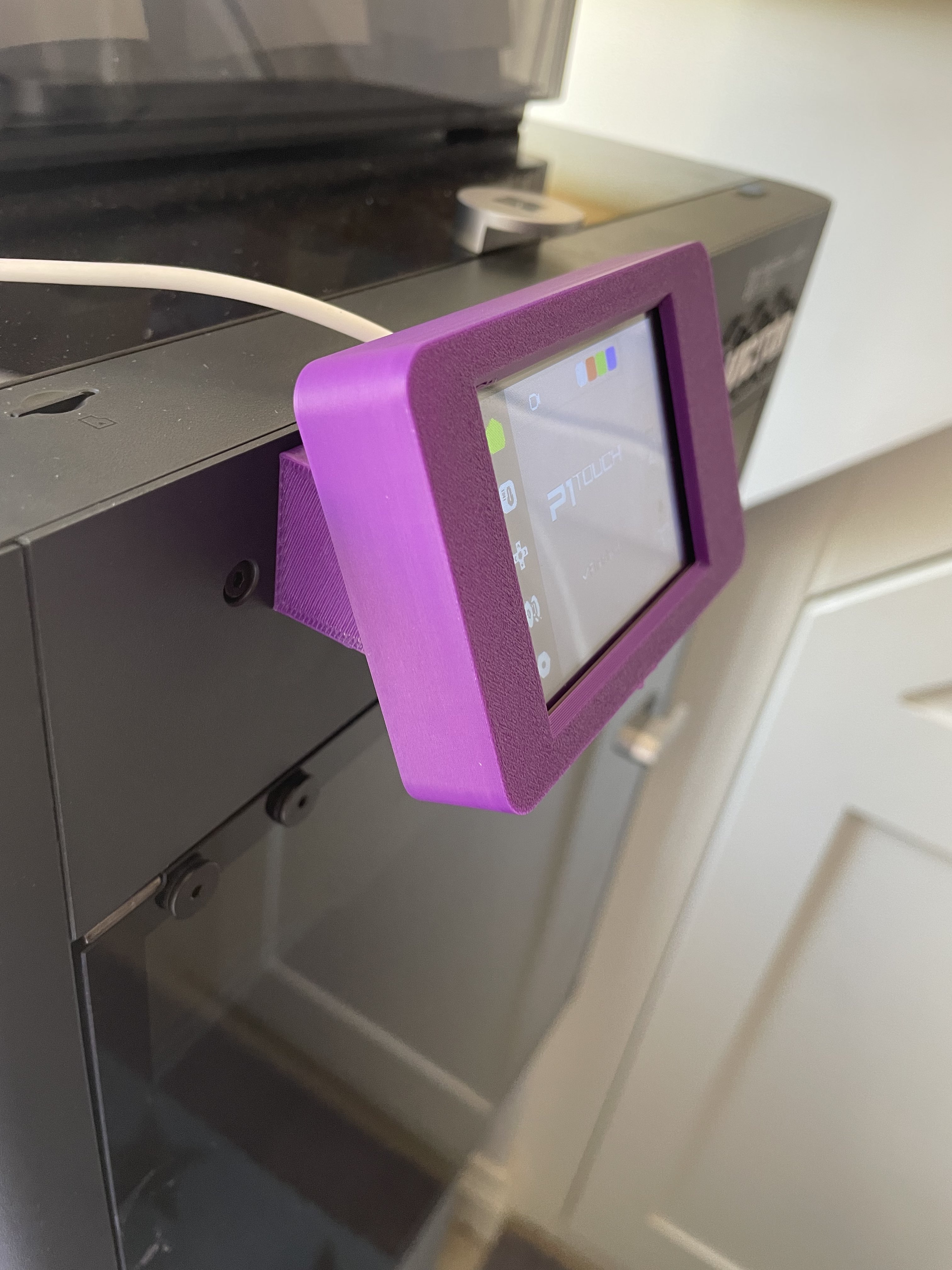 Bambulab P1 Touch replacement screen mount for p1p and p1s (angled) by ...