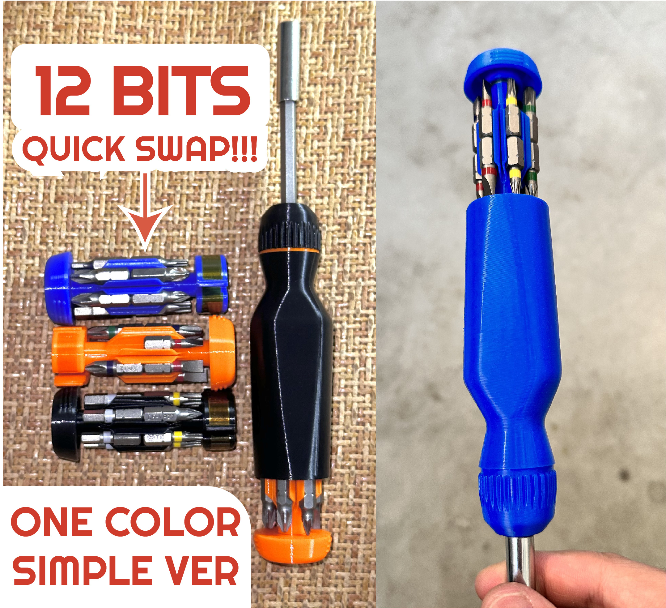 NOT - LTT Screwdriver - Simple by Erer2001 | Download free STL model ...