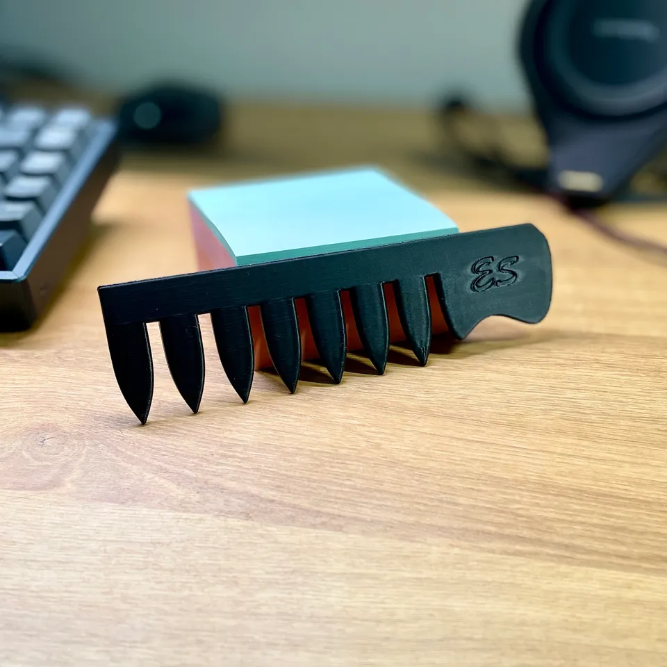 Wide Toothed Comb by Eric Sohng | Download free STL model | Printables.com