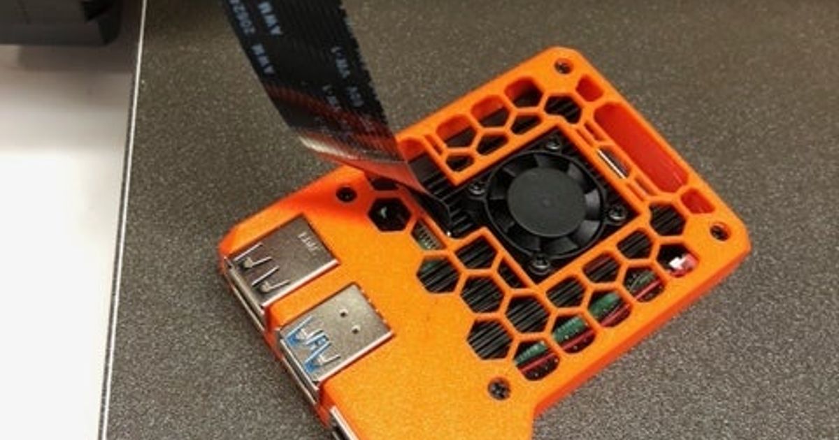 Raspberry Pi4 case for Prusa MK3S+ with DSI opening by Adjuro ...