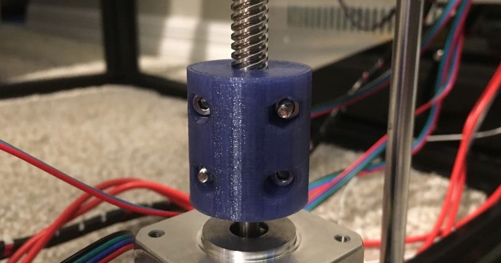 T8 8mm Lead Screw and D-Shaft Coupler by PteroDancer | Download free ...