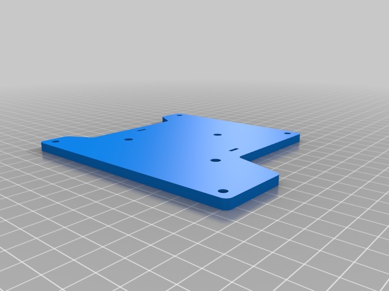 Properly Spaced TronXY (X1) Y-Axis Plate by PteroDancer | Download free ...