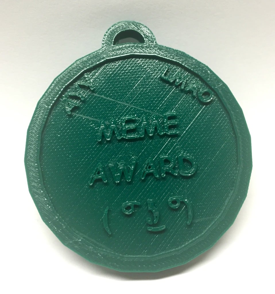 Meme Award by PteroDancer | Download free STL model | Printables.com