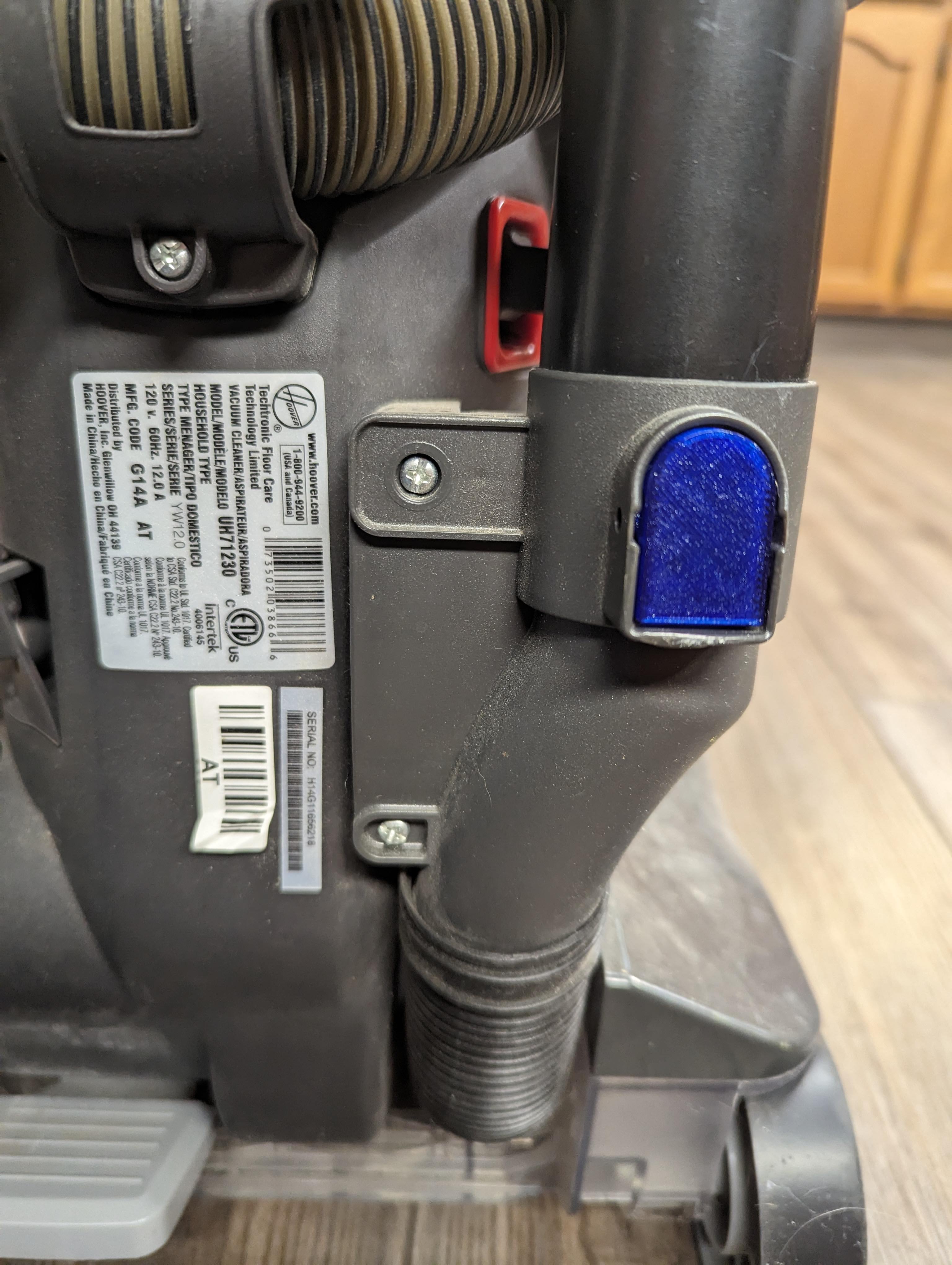 Hoover Vacuum Cleaner Hose Clip by S Sizelove | Download free STL model ...