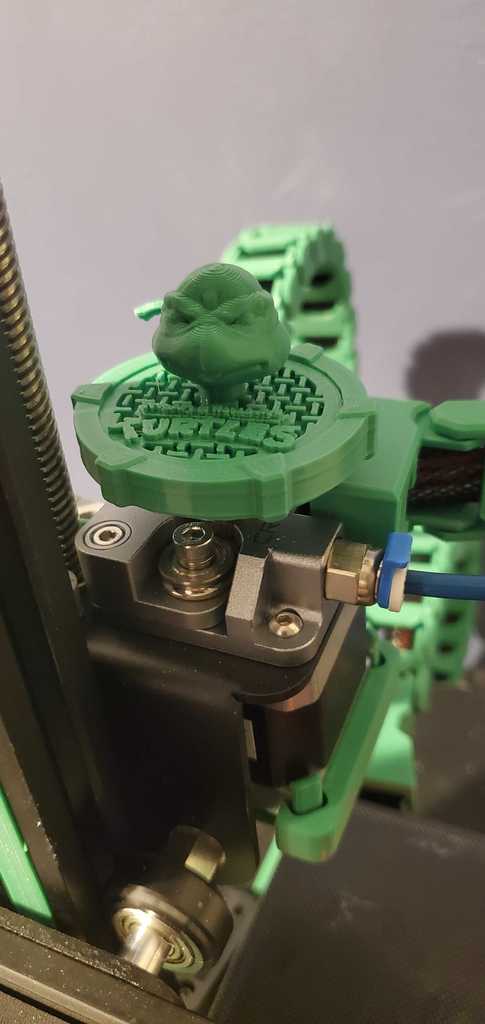 TMNT Extruder Knob Ender 3 v2 by Brian Punturieri | Download free STL ...