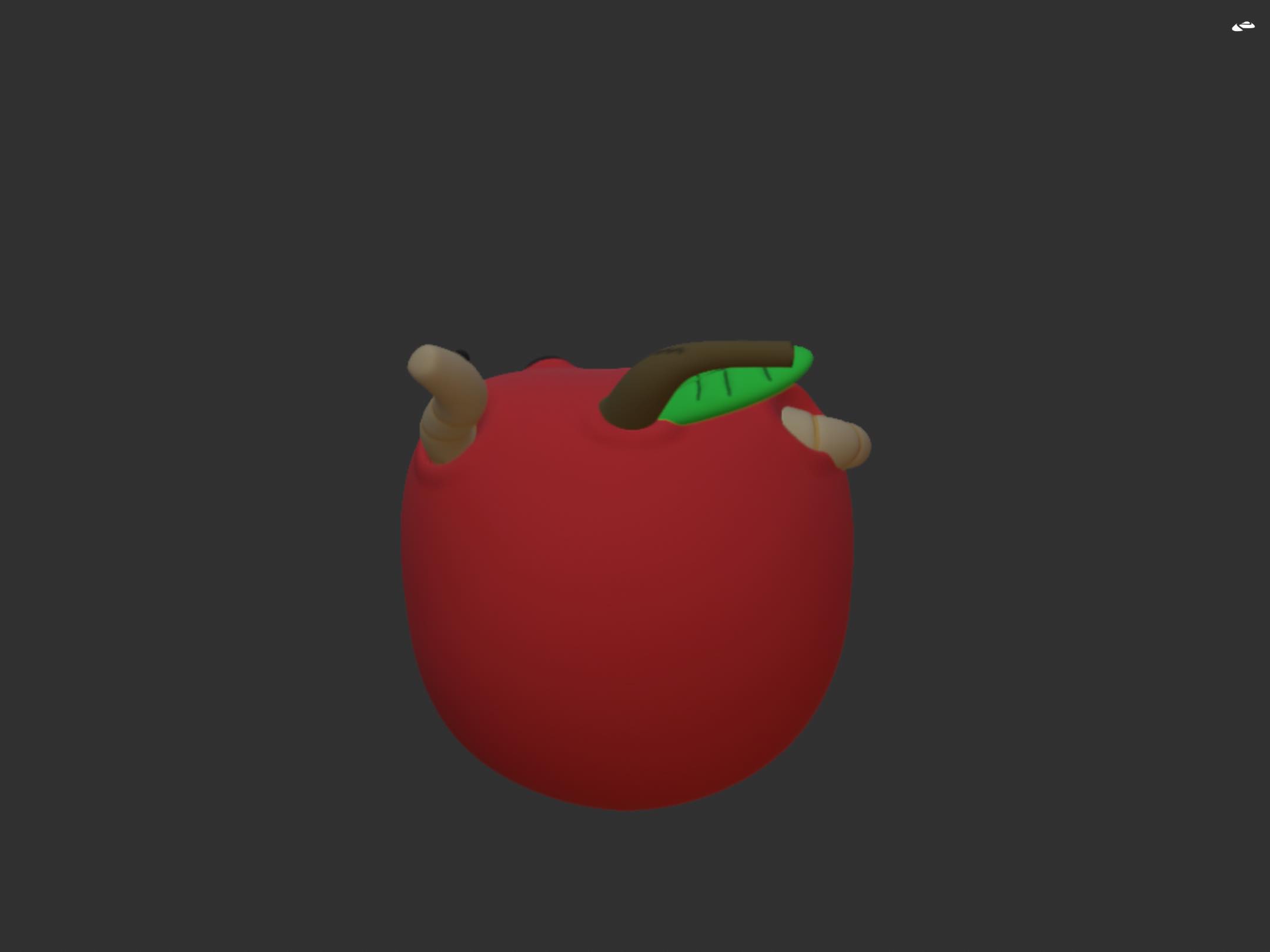 Mr Apple and his mate Worm by Primewelder | Download free STL model ...