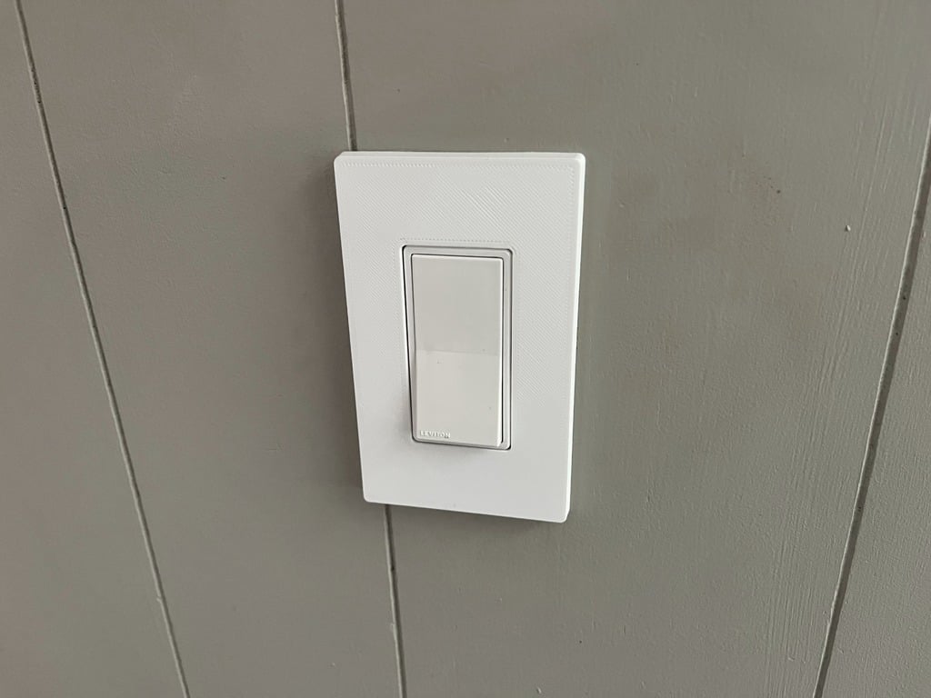 Decora Screwless Wall Plate Cover by Mark D | Download free STL model ...